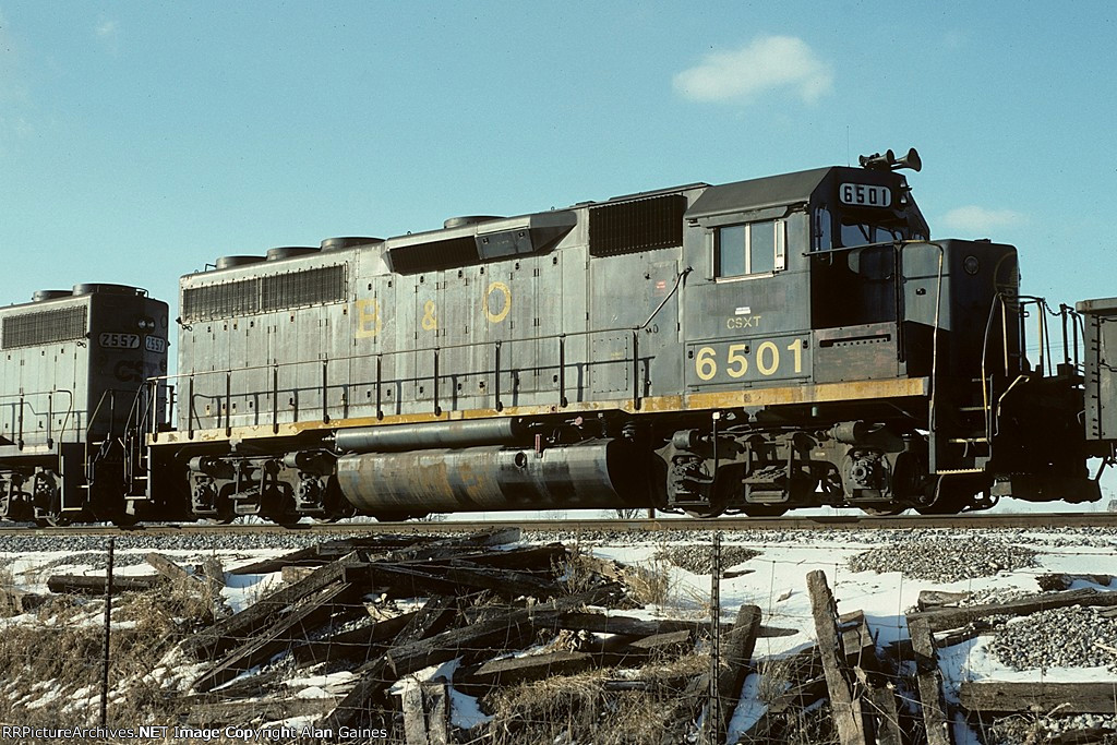 CSX GP40 6501